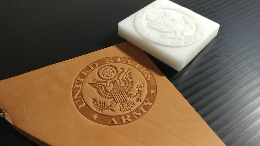 US Army Leather Stamp, Leatherworking Stamp, Embossing Tool for Leather ...