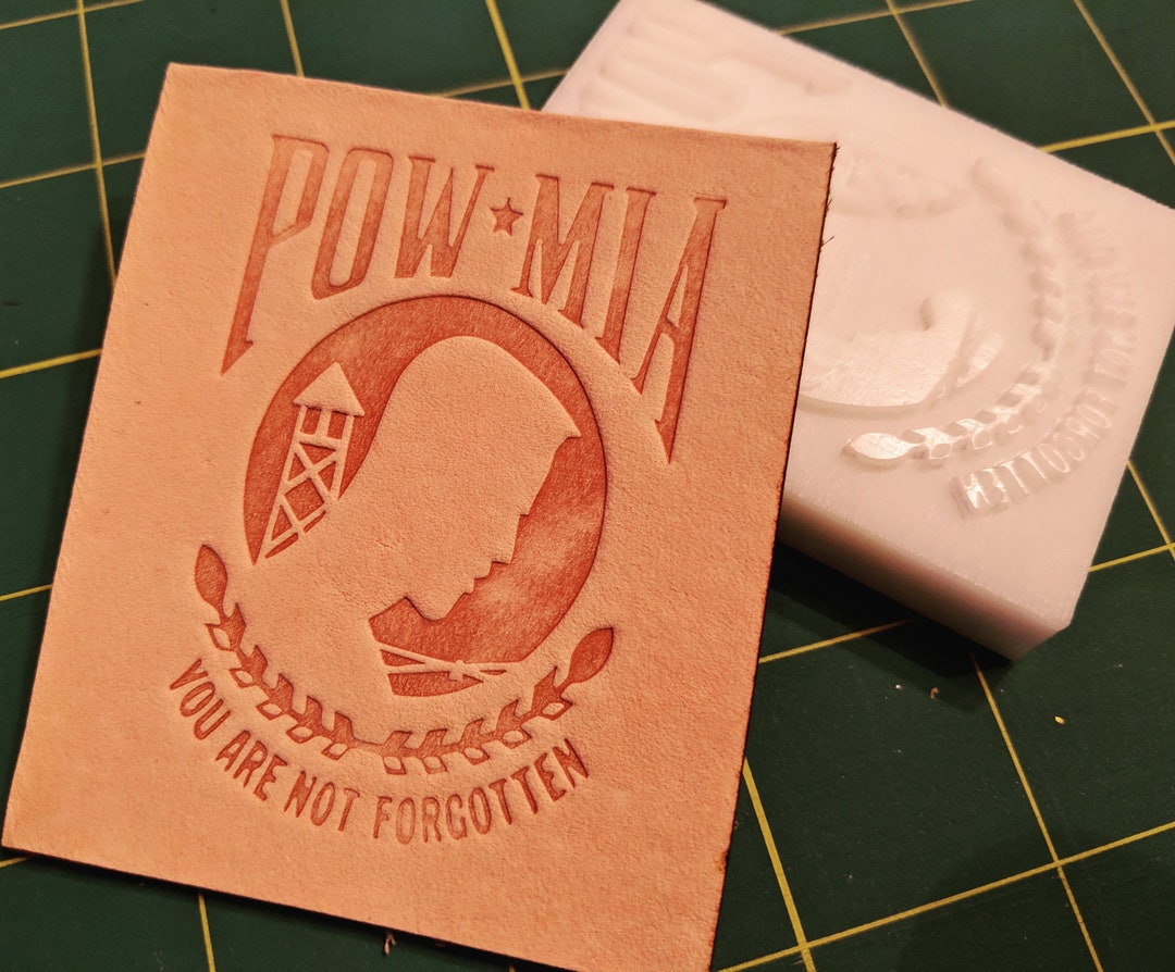 POW/MIA Leather Stamp - Etsy
