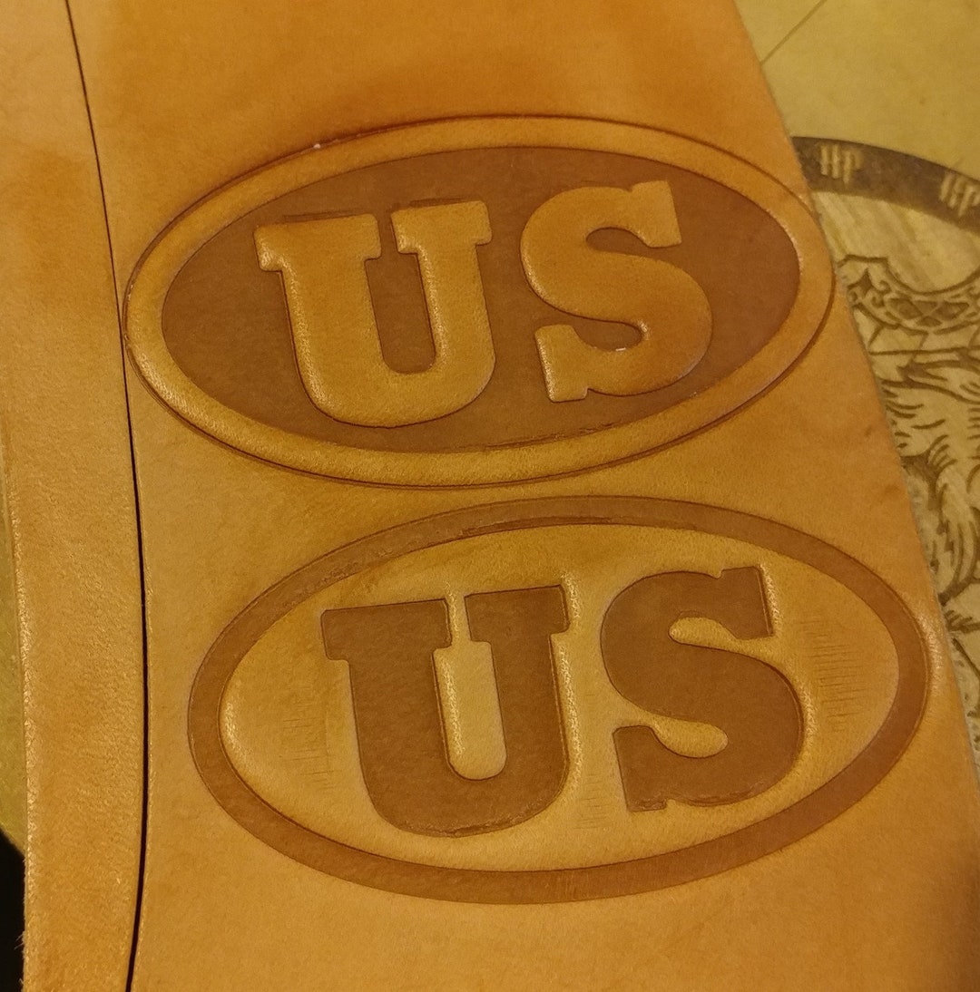 US Cavalry Leather Stamp - Etsy