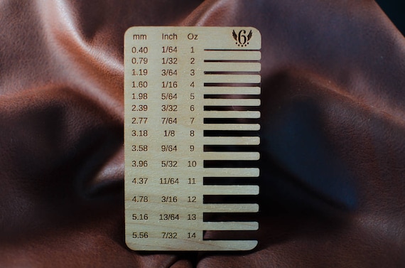 Leather Thickness Gauge - Etsy