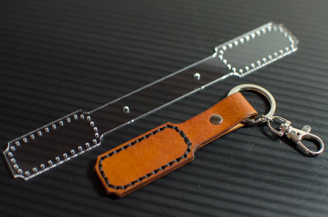 Movie Ticket Leather Key Fob Template - Etsy