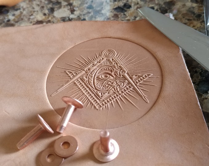 Masonic Square & Compass Leather Stamp - Etsy