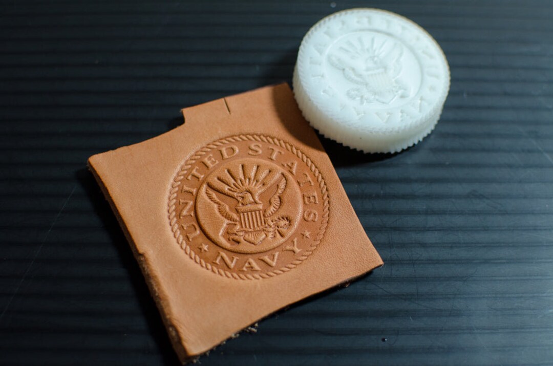 US Navy Leather Stamp - Etsy