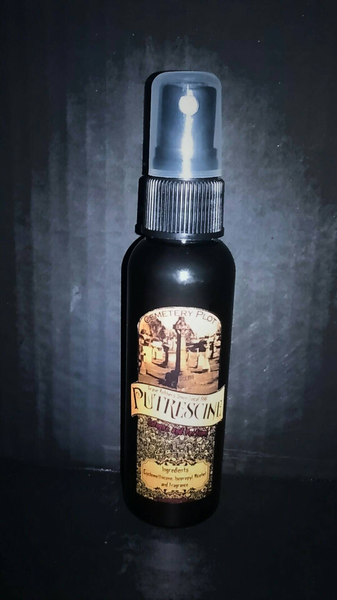 Putrescine "cemetery Plot" Cologne/perfume Rose/gardenia- Goth, Punk ...