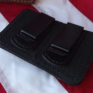J&J Custom Premium Leather 380 380 Cal Single Stack Double Magazine ...