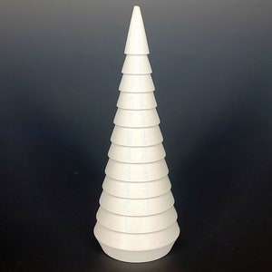 Individual WHITE Holiday Christmas Tree Handmade From Upcycled Wood - Etsy