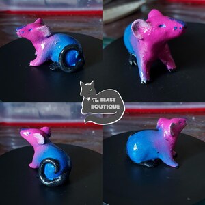 Lgbt Rat Figurine - Pride Collection, Hand-painted Queer Lgbtqia Gifts ...