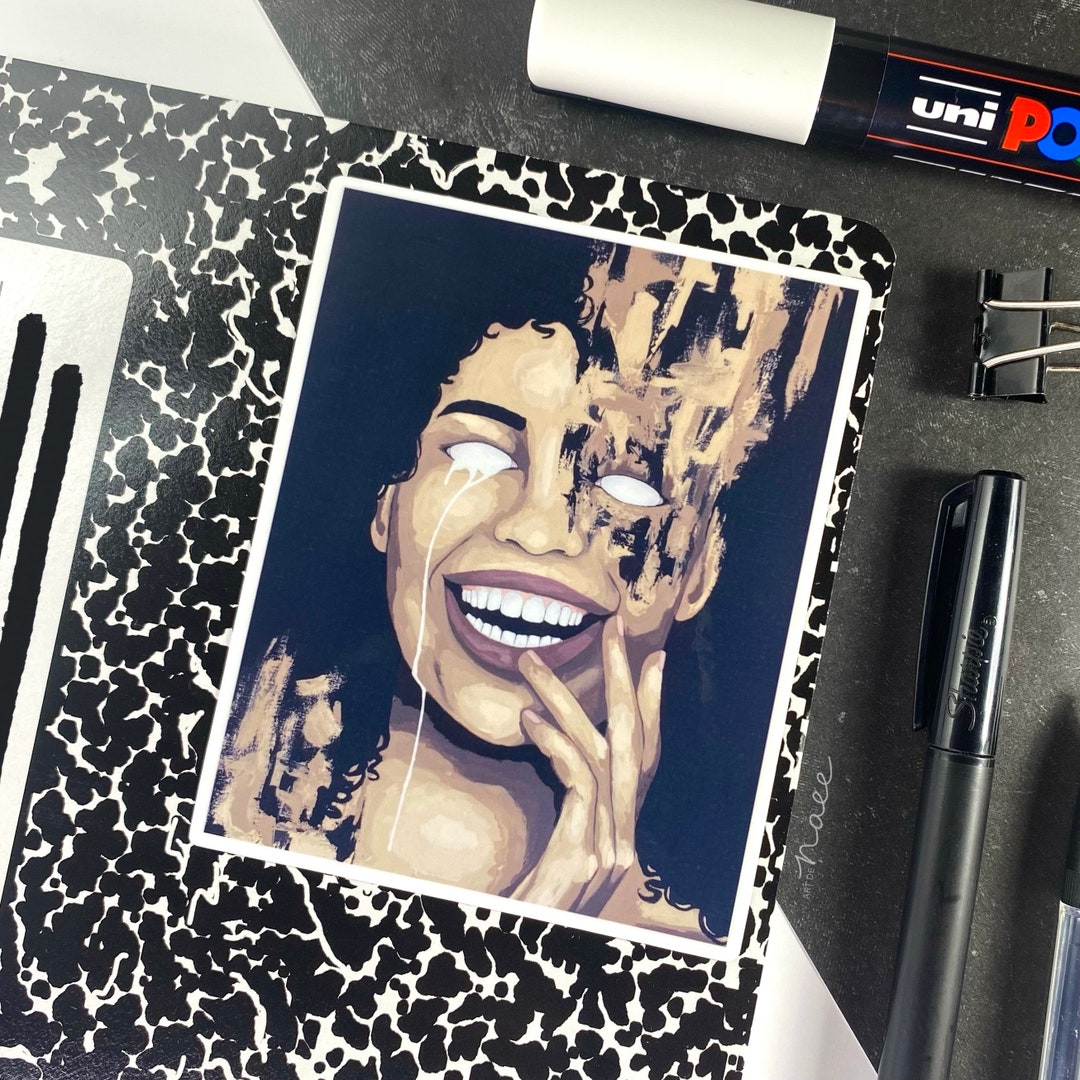 Sticker Laminated Vinyl Sticker Art Sticker nightmare - Etsy