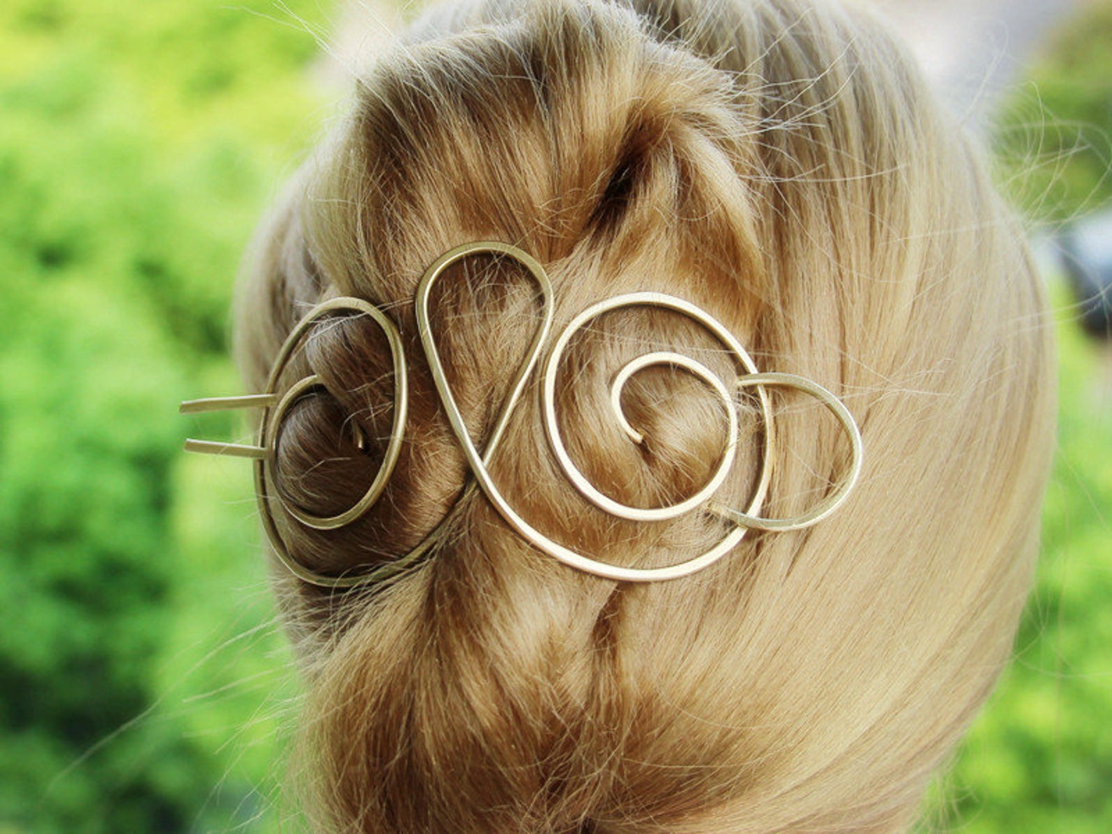 French Twist Hair Clip for Thick Hair Swirl Large Hair - Etsy