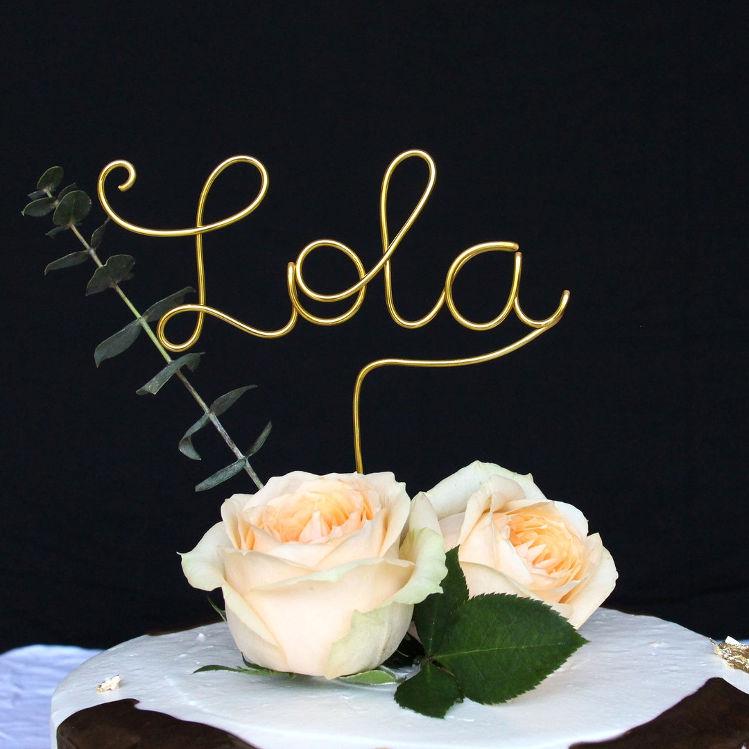 Name Cake Topper, Birthday Cake Topper, Custom Cake Topper ...