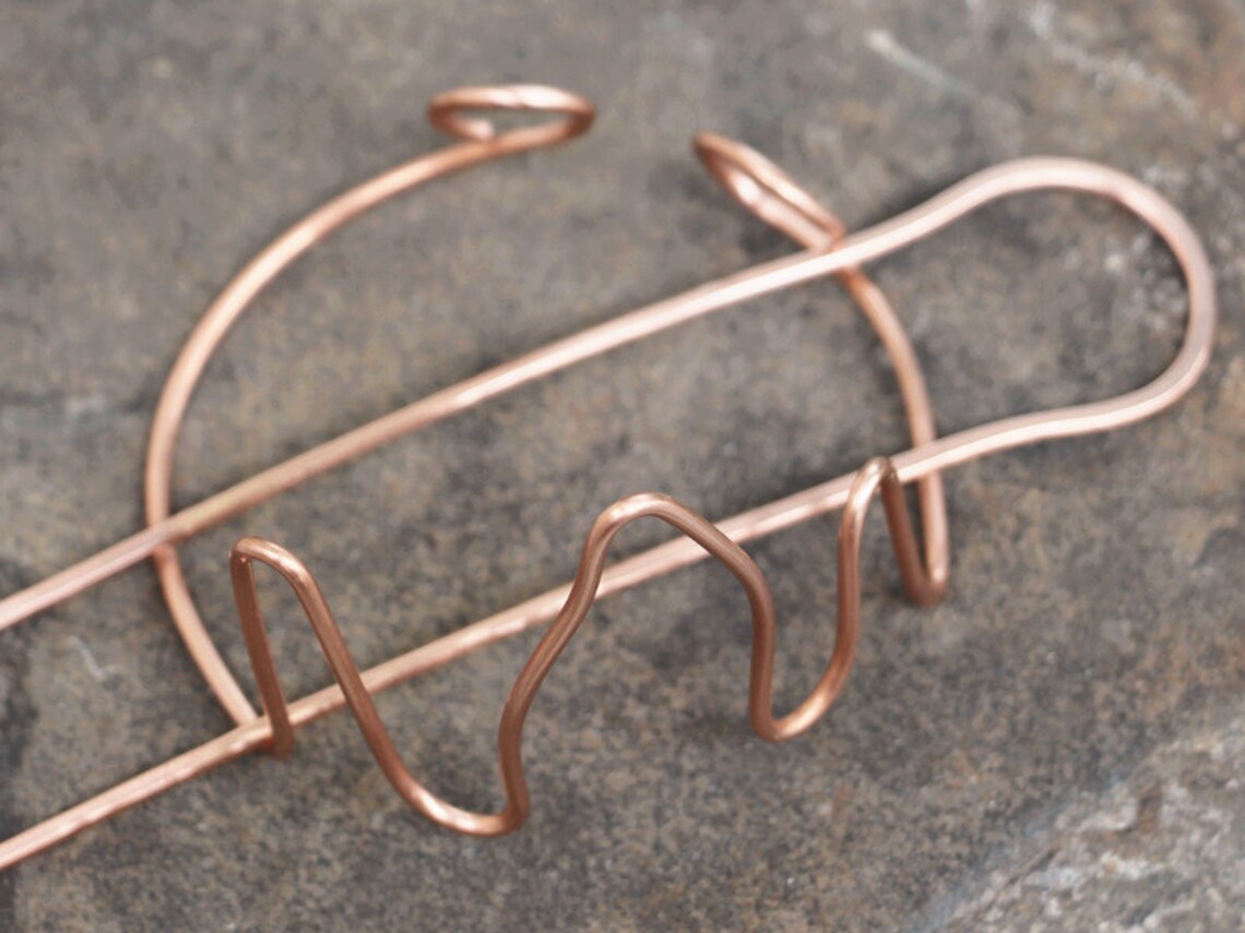 Fire Bun Holder or Ponytail Holder Hair Cuff Copper Hair - Etsy