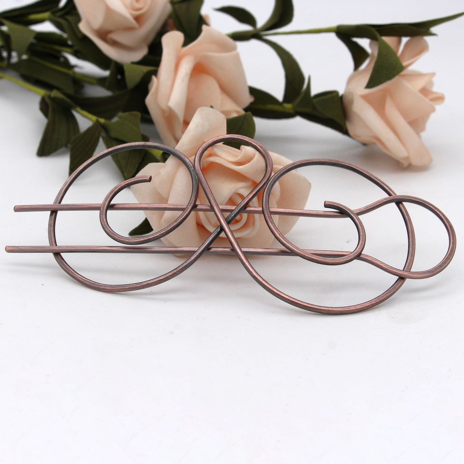 French Twist Hair Clip for Thick Hair Swirl Large Hair - Etsy