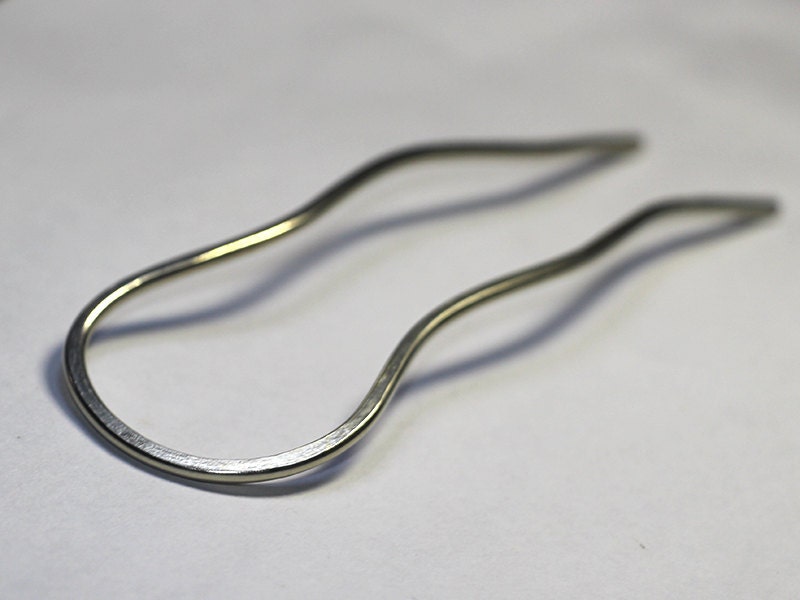 Metal Hair Pin French Hair Pin for Twist Chignon Bun | Etsy