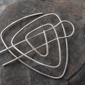 Metal Bun Holder, Triangle Hair Clip for Bun, U Shape Hair Fork ...