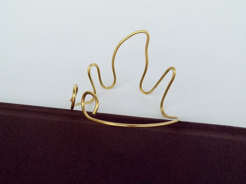 Boho Hair Accessories Metal Gold Fire Shaped Bun Holder | Etsy