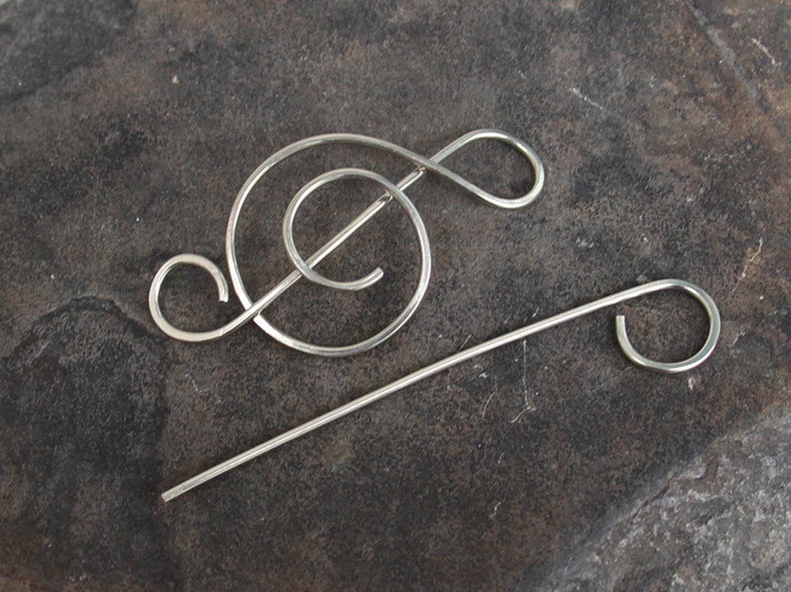 Metal Hair Clips Hair Stick Music Note Hair Slide Hair Pin - Etsy