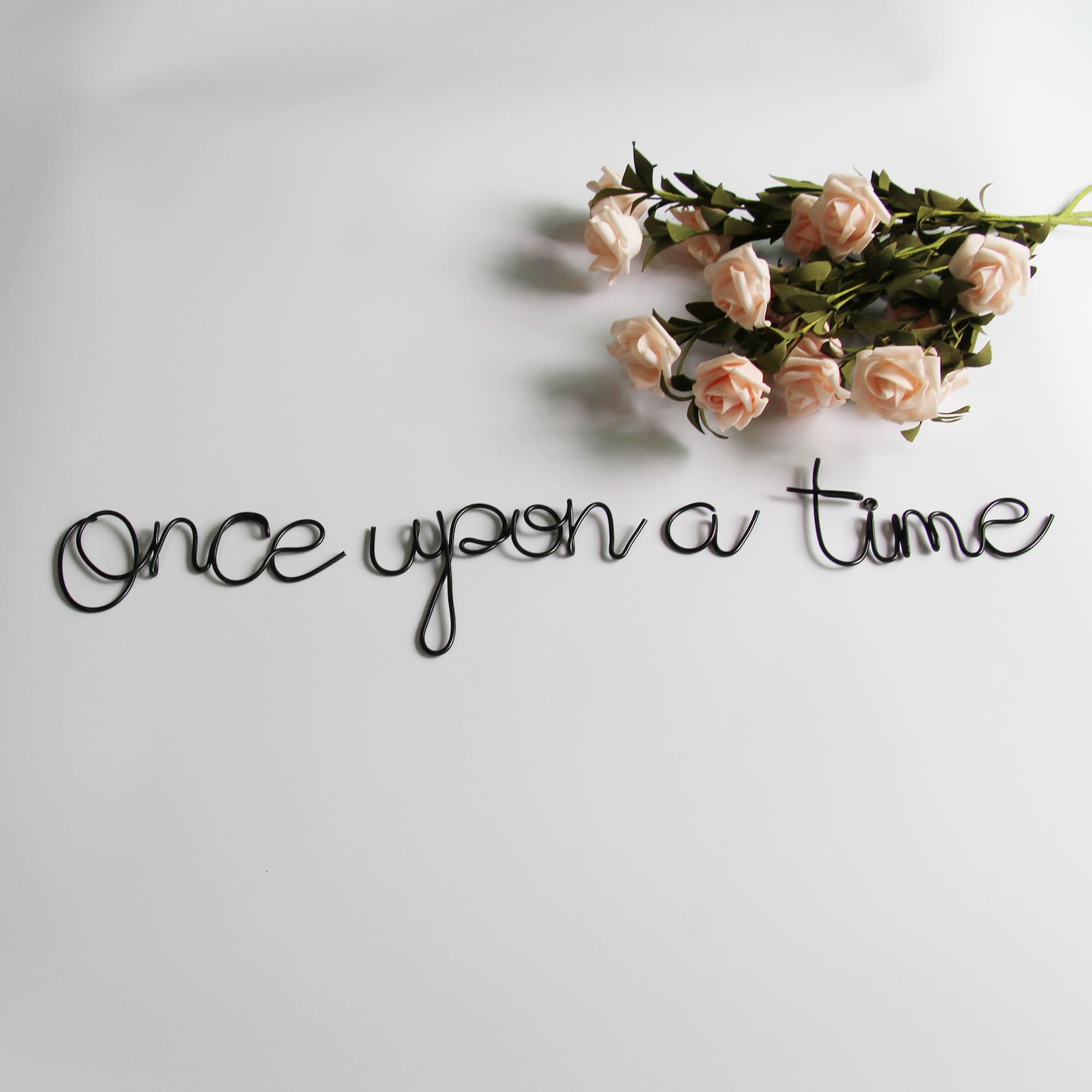 Once Upon a Time Wire Word Sign Bedroom Sign Nursery - Etsy
