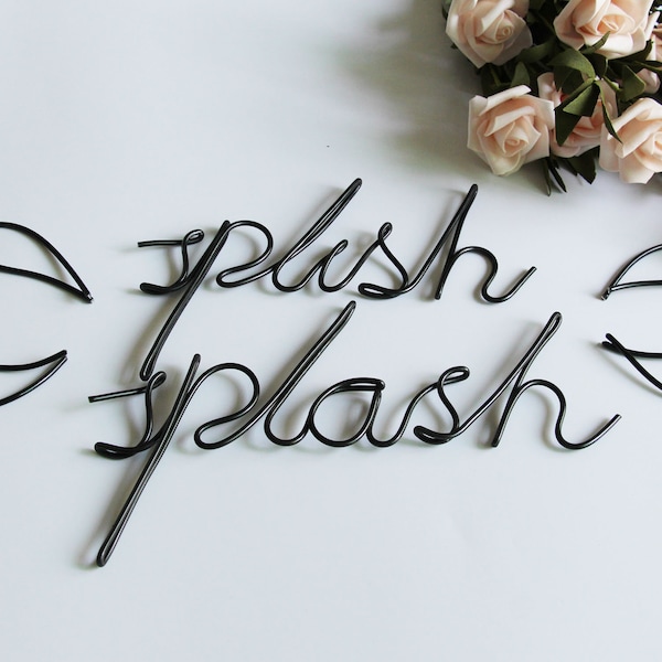 Splish Splash Bathroom Sign - Etsy