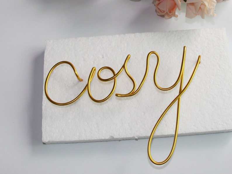 Let Stay Cosy Metal Wall Decor Wall Words Custom Wall Art - Etsy