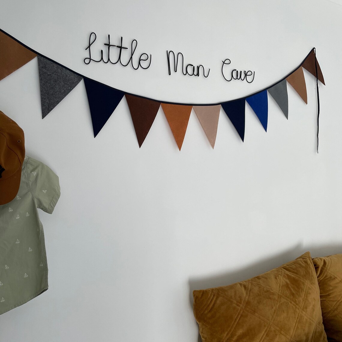 Little Man Cave Wall Sign Baby Boy Nursery Sign Crib Sign - Etsy