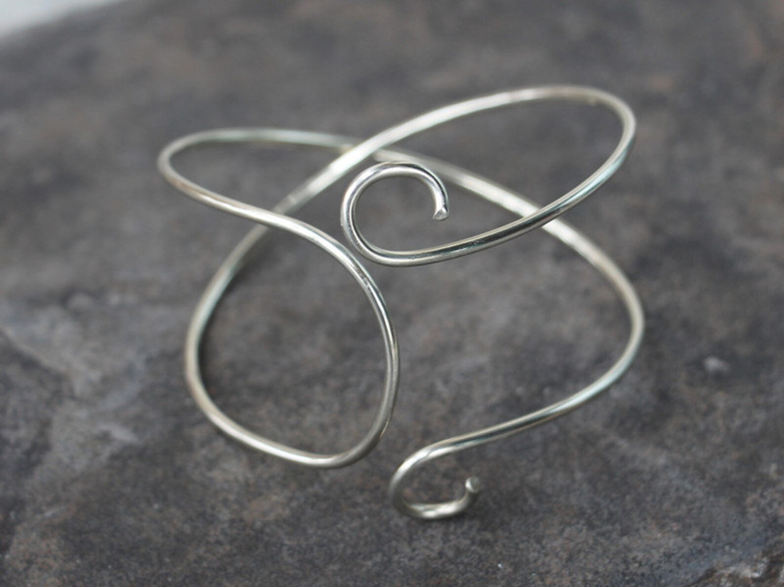 Sterling Silver Bun Holder X Shape Hair Bun Ring Bun Cage | Etsy