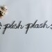 Splish Splash Sign With 4 Splashes, Fun Bathroom Decor for Wall ...