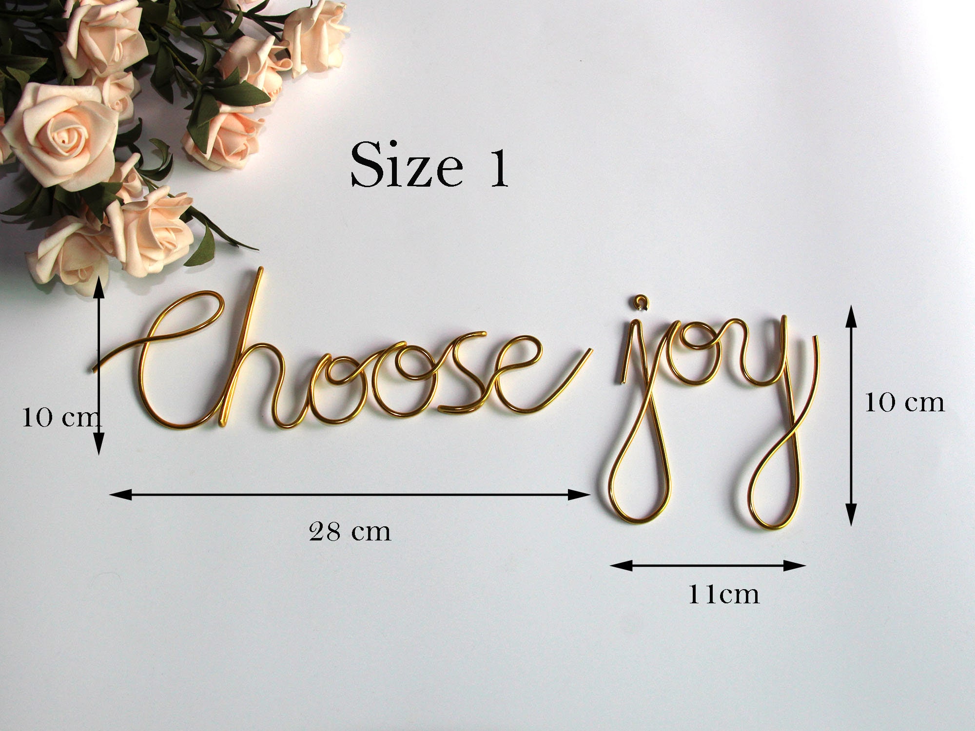 Choose Joy Sign Wire Word Sign Wire Words Wire Wall Words - Etsy
