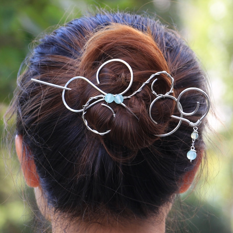 Pin With Chalcedony - Etsy UK