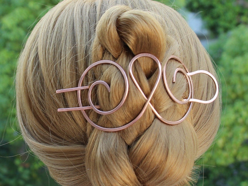 French Twist Hair Clip Large Hair Pin for Think Hair Metal - Etsy