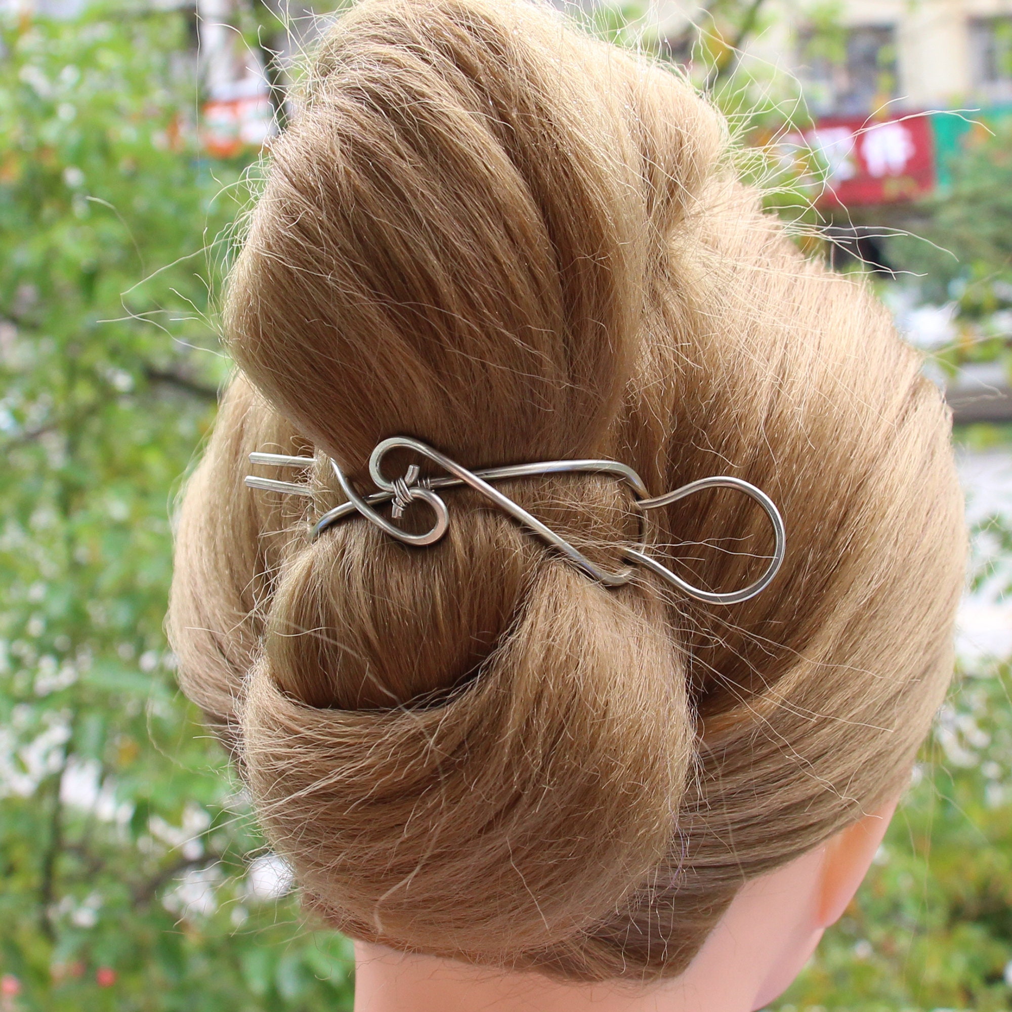 Wedding Hair Piece PAMINGONO Metal Hair Bun Holder Bird Elegant Elegant ...