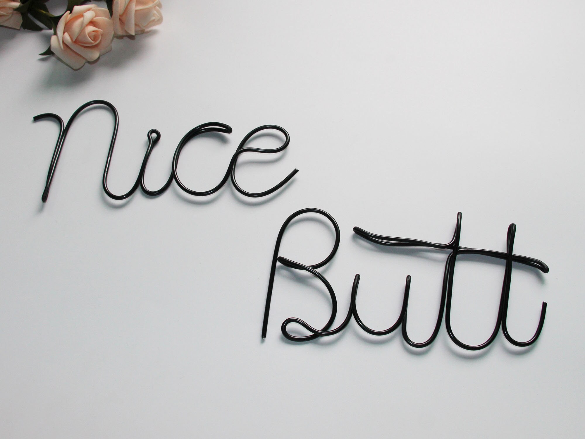 Nice Butt Sign Funny Bathroom Sign Funny Bathroom Wall - Etsy