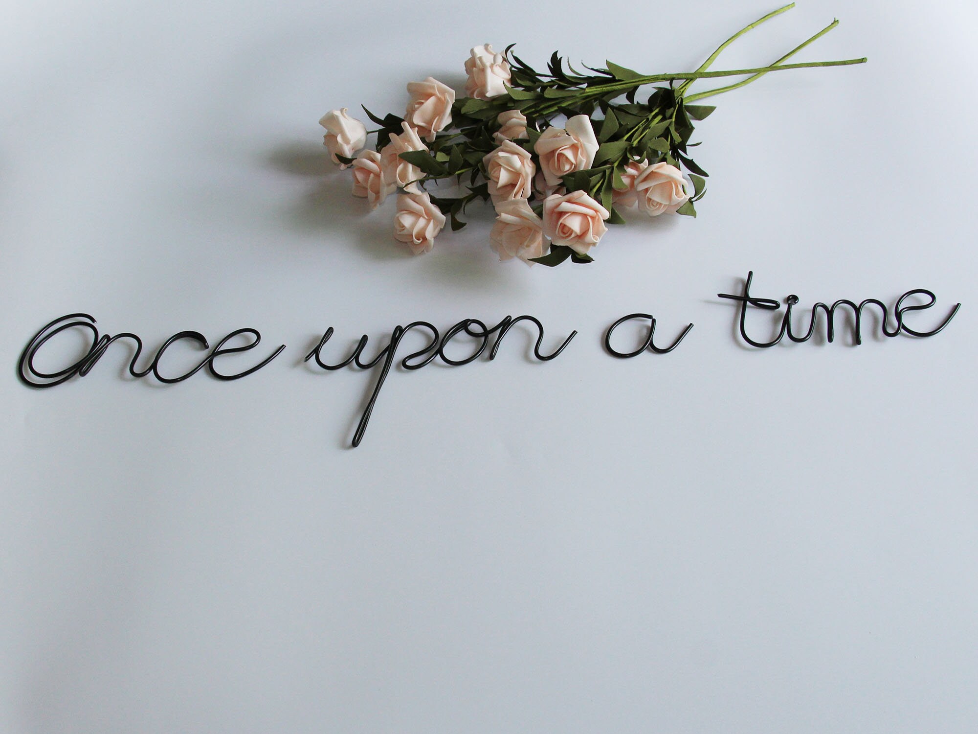 Once Upon a Time Sign Nursery Wall Decor Black Read Sign | Etsy