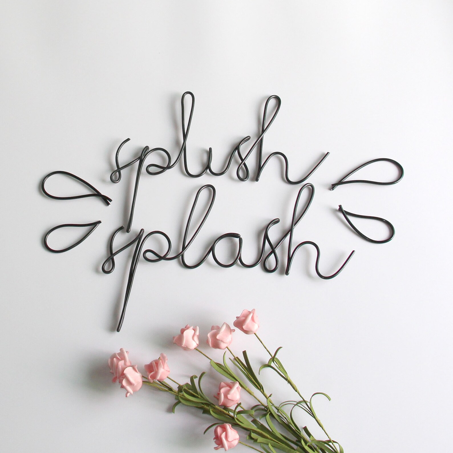 Handmade Wire 'splish Splash' With 4 Splashes, Fun, Bathtime ...