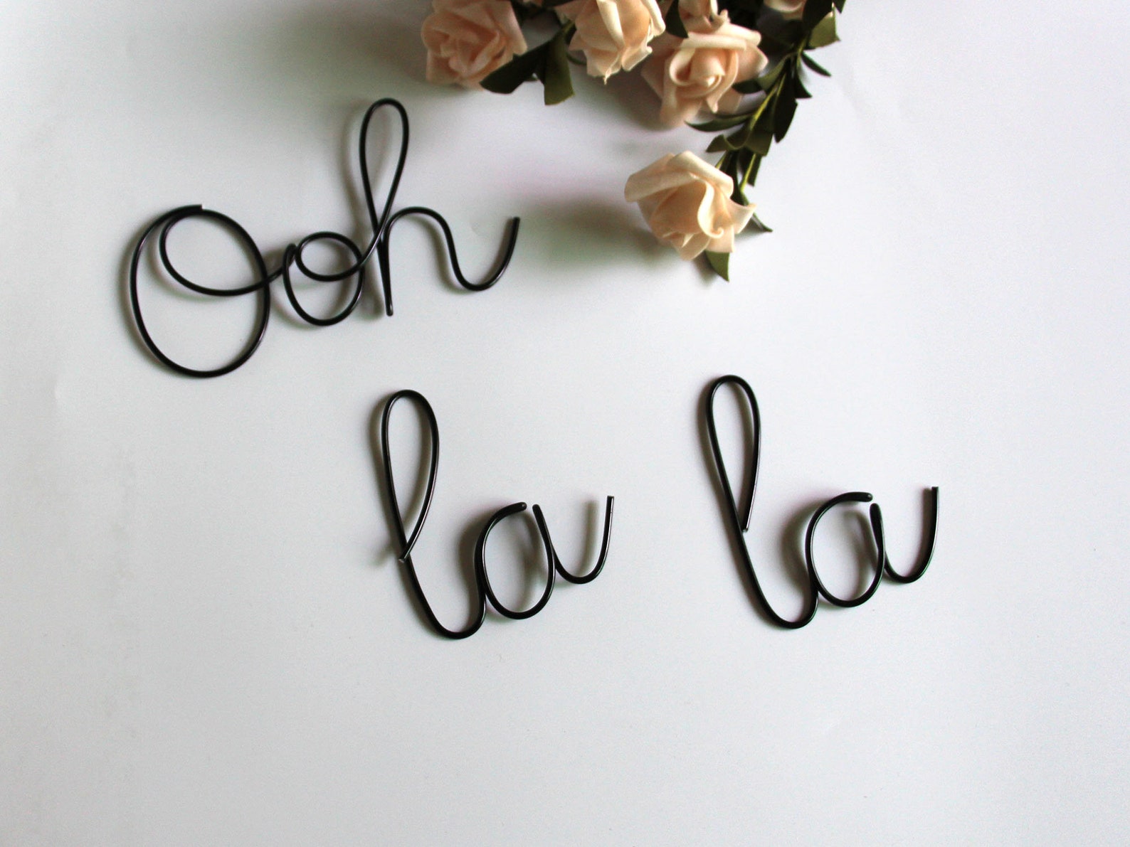 Ooh La La Sign Wire Words Wire Wall Art Wire Wall Words - Etsy