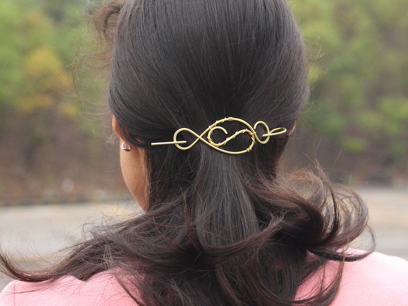 Hair Barrettes for Women, Gold Hair Clip, Hair Stuff, Yin Yang Hair ...