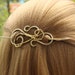 Celtic Hair Slide With Stick Hair Barrette Wire Wrapped - Etsy