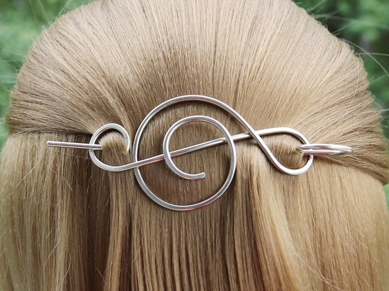 Metal Hair Clips Hair Stick Music Note Hair Slide Hair Pin - Etsy