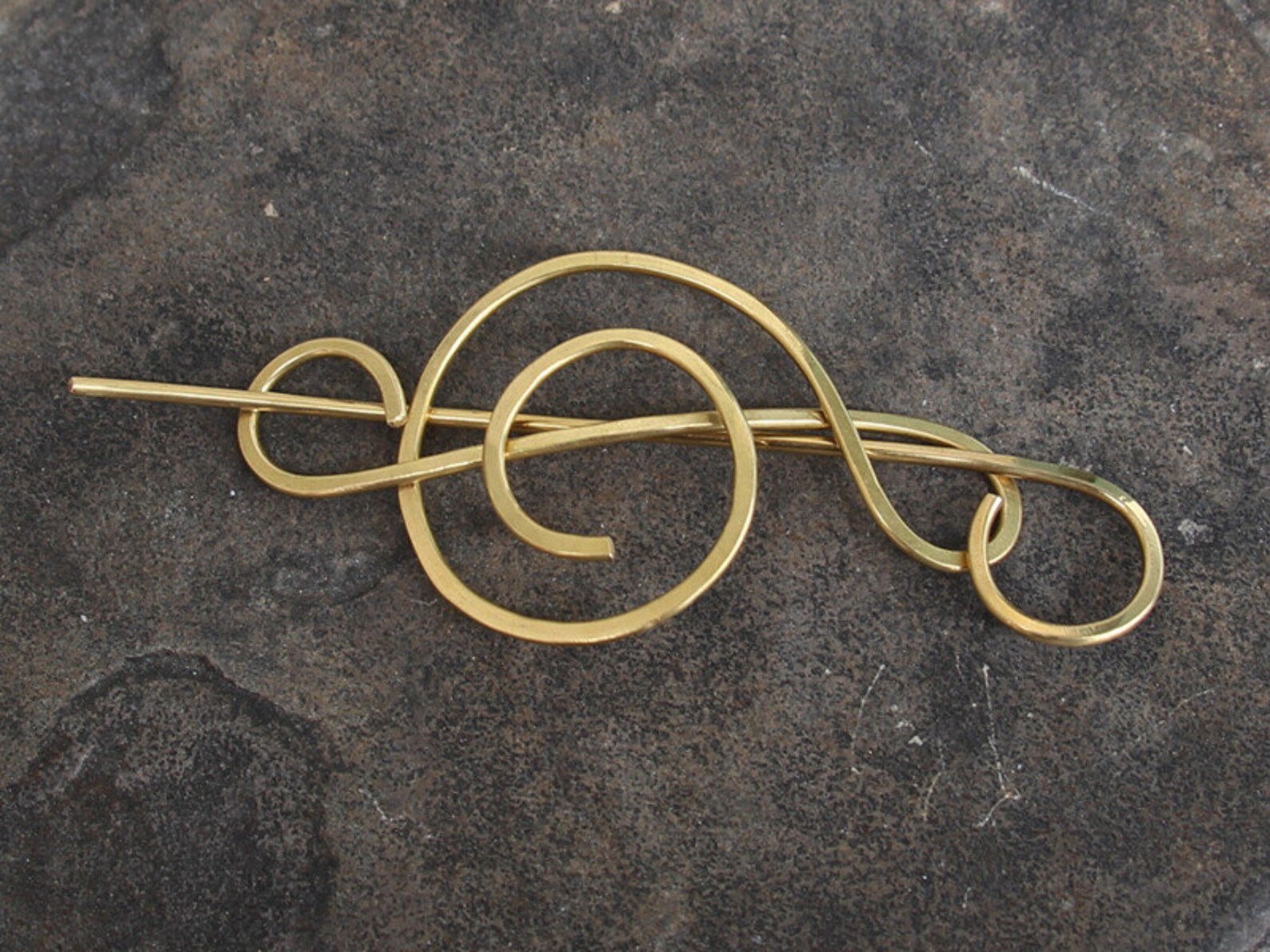 Music Related Hair Accessories Brass Hair Clip Music Note - Etsy