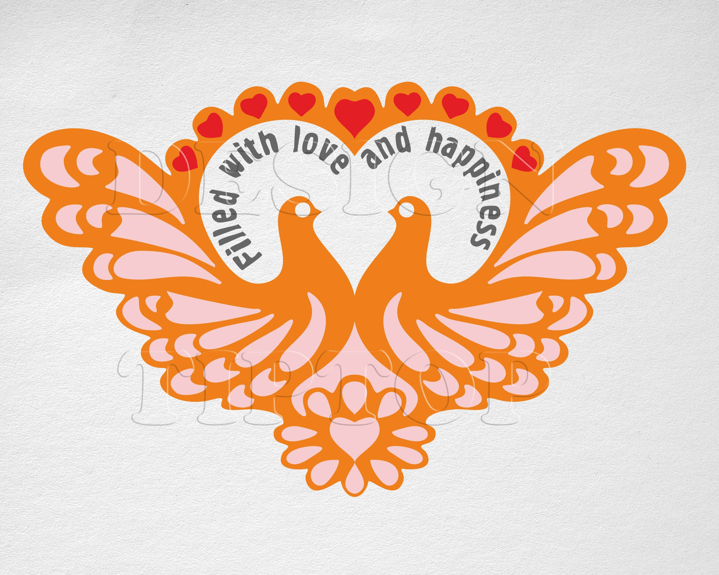 dxf stencil love heart svg bird art love symbol mug cup stickers Love ...