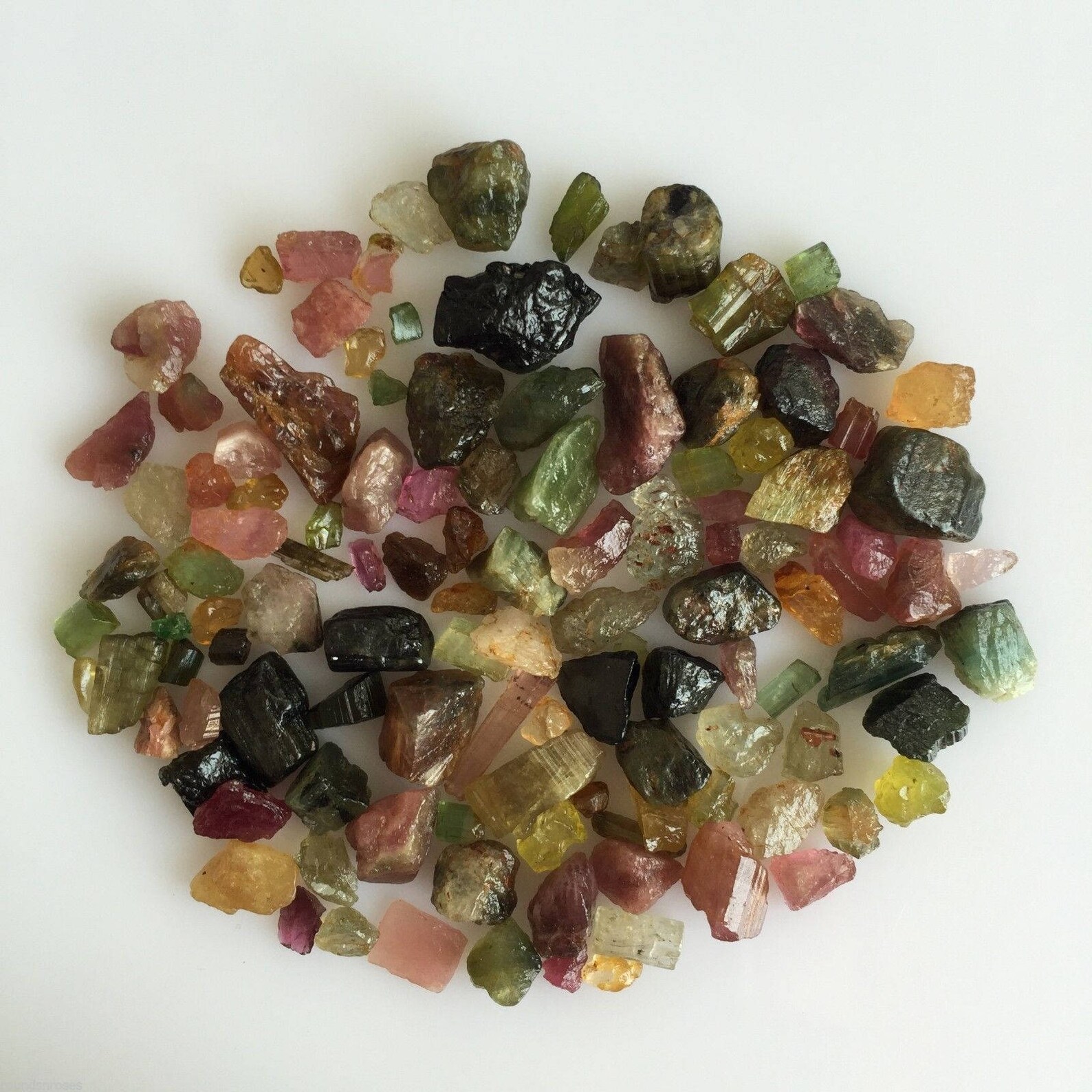 100 Carats NATURAL TOURMALINE ROUGH Multi Color Loose Mineral - Etsy