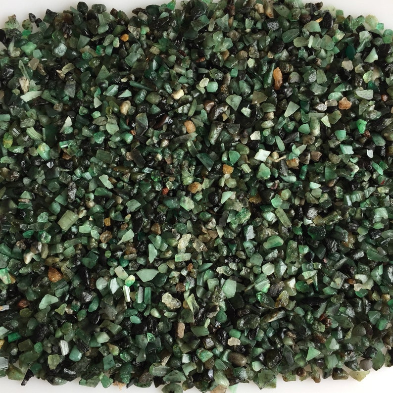 NATURAL EMERALD ROUGH Sawed Chips Raw Loose Mineral Gemstones - Etsy