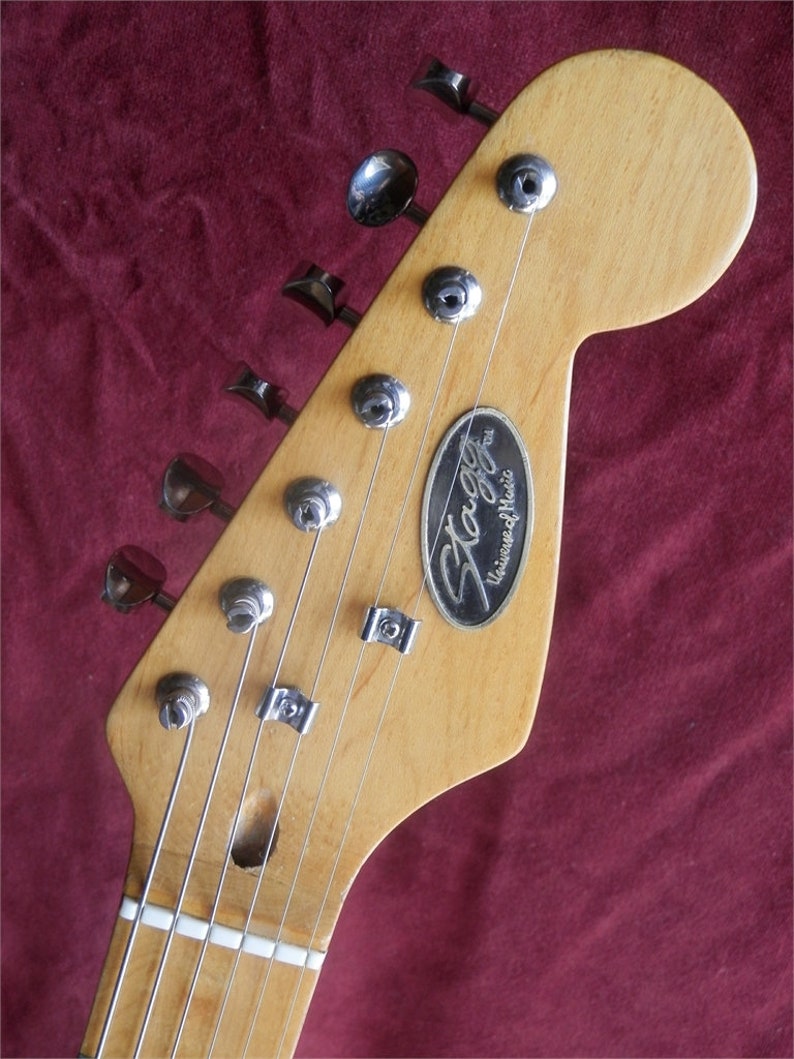 STAGG electric guitar Strat copy. | Etsy
