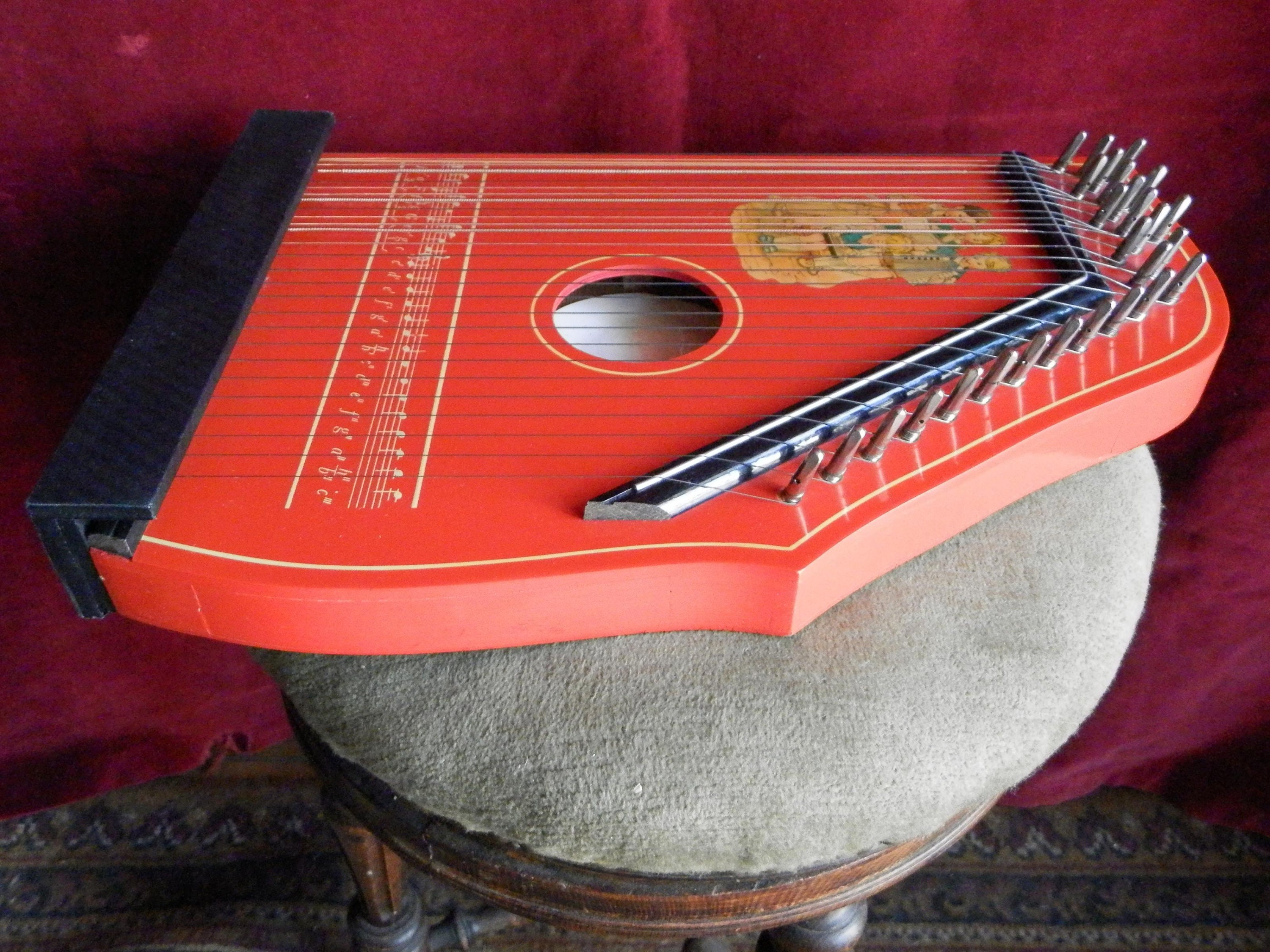 3 Chord kinder Zither - Etsy