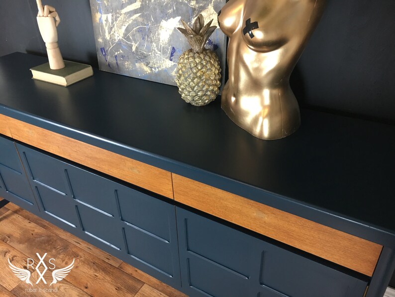 Nathan Sideboard Painted in Farrow and Ball Hague | Etsy