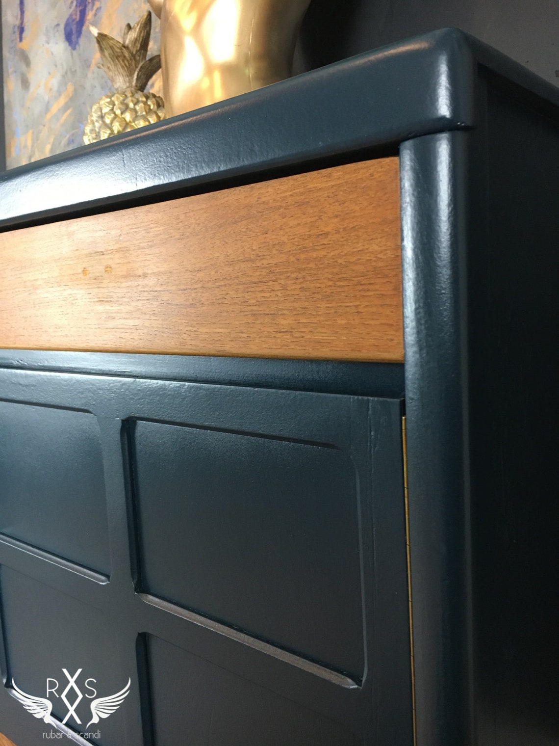 Nathan Sideboard Painted in Farrow and Ball Hague | Etsy