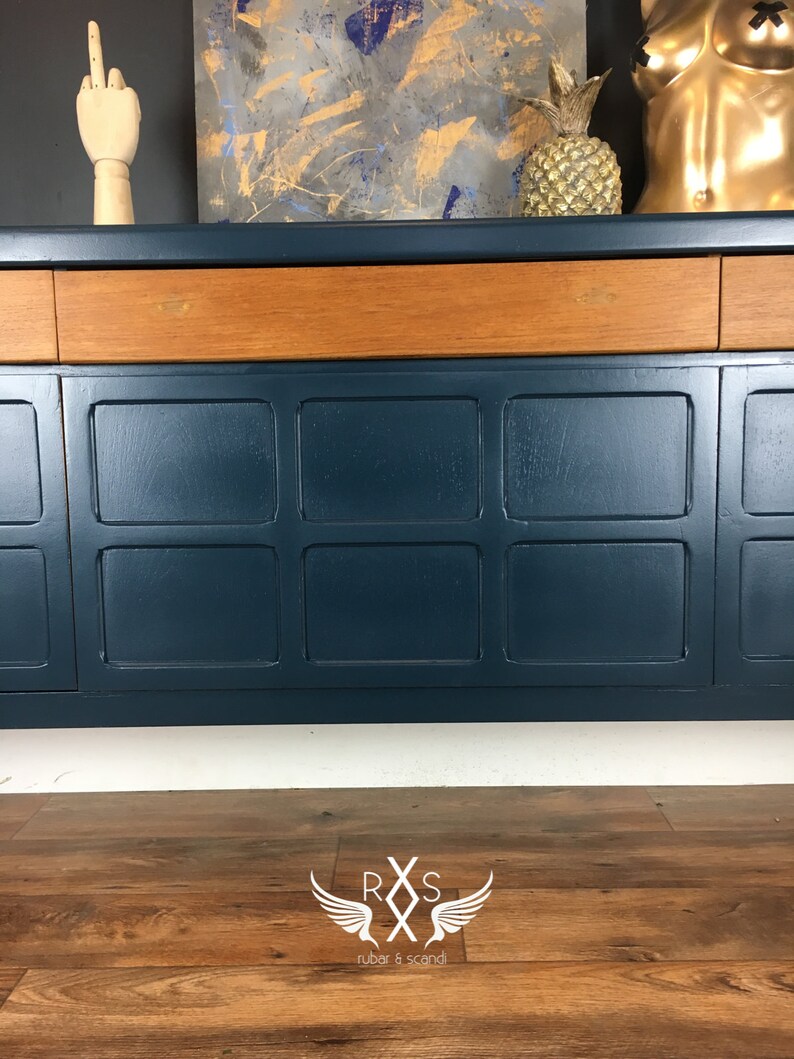 Nathan Sideboard Painted in Farrow and Ball Hague | Etsy