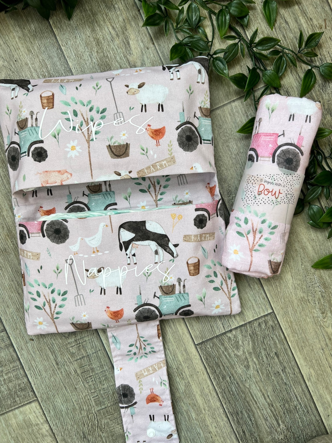 Nappy Pouch and Muslin Set - Etsy