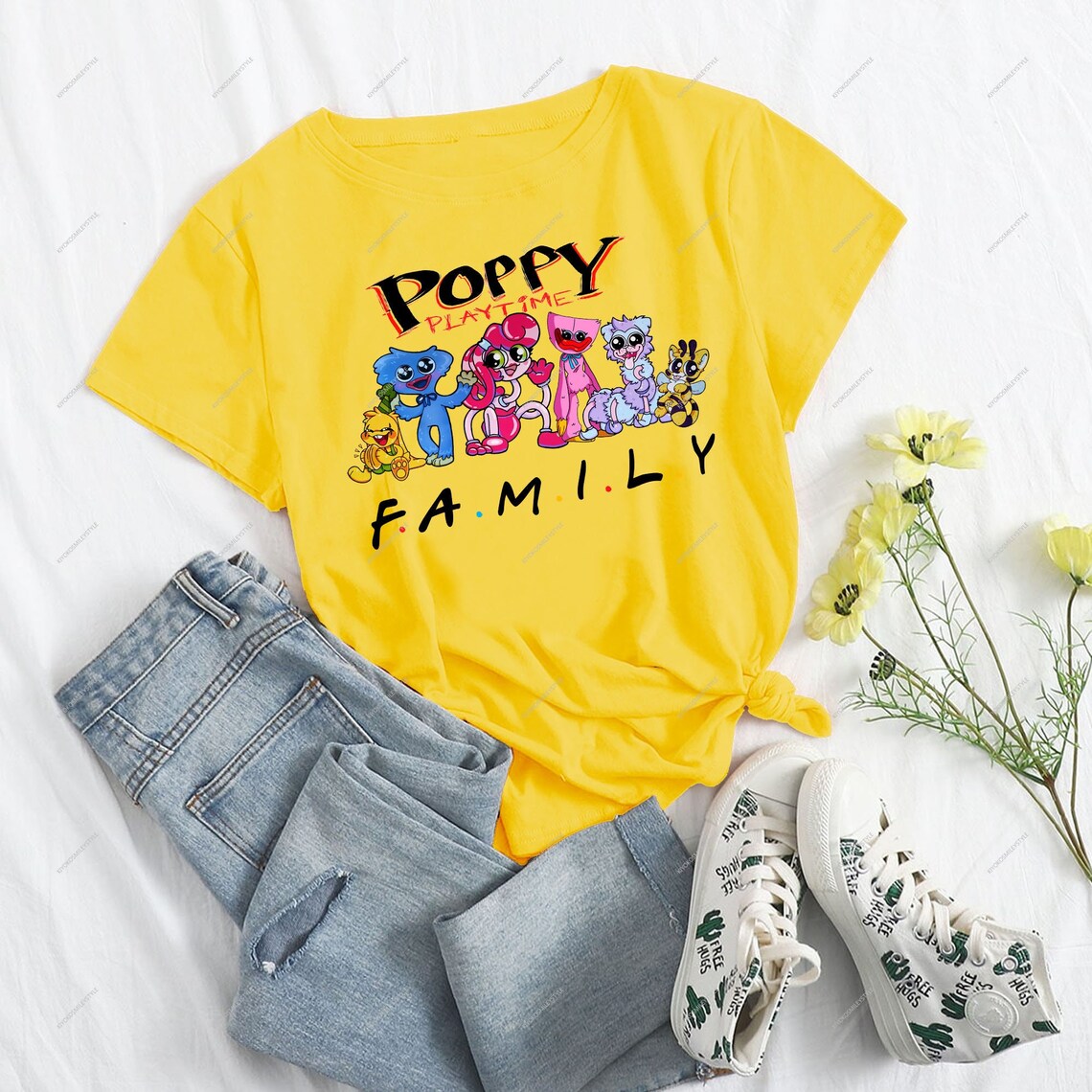 Poppy Playtime Family Shirt Poppy Playtime Characters Shirt - Etsy