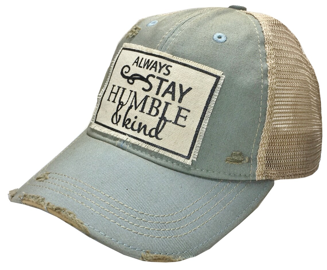 Always Stay Humble & Kind Distressed Trucker Cap Country - Etsy
