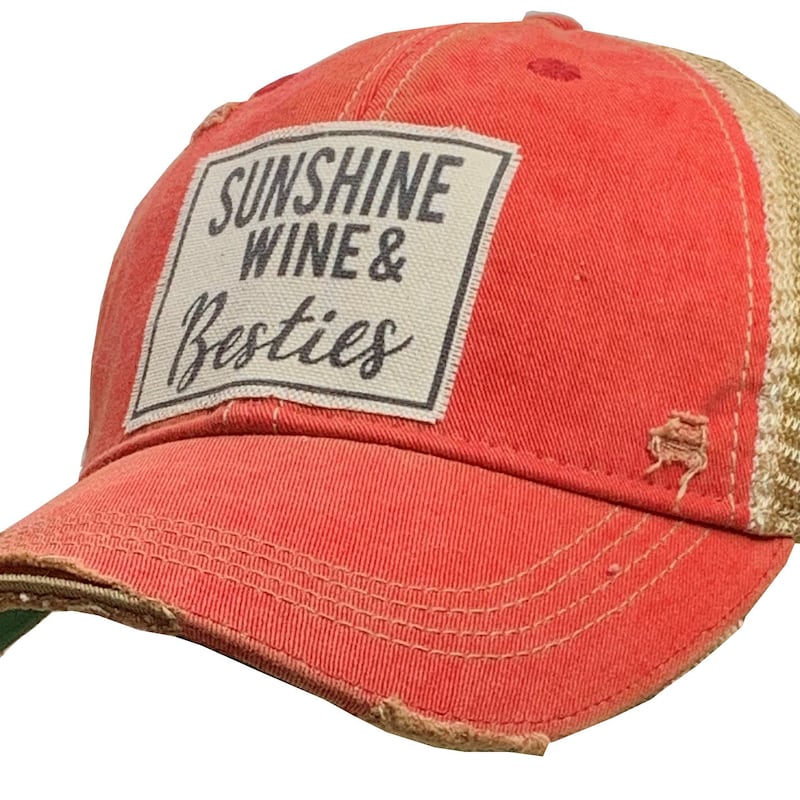 Wine Girl Trucker Hat - Etsy